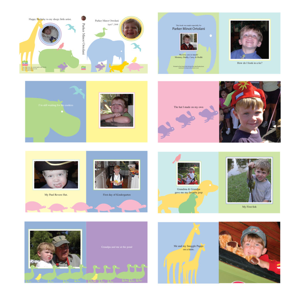 Animal Board Book: Personalized Animal Themed Book For Babies | Pint ...