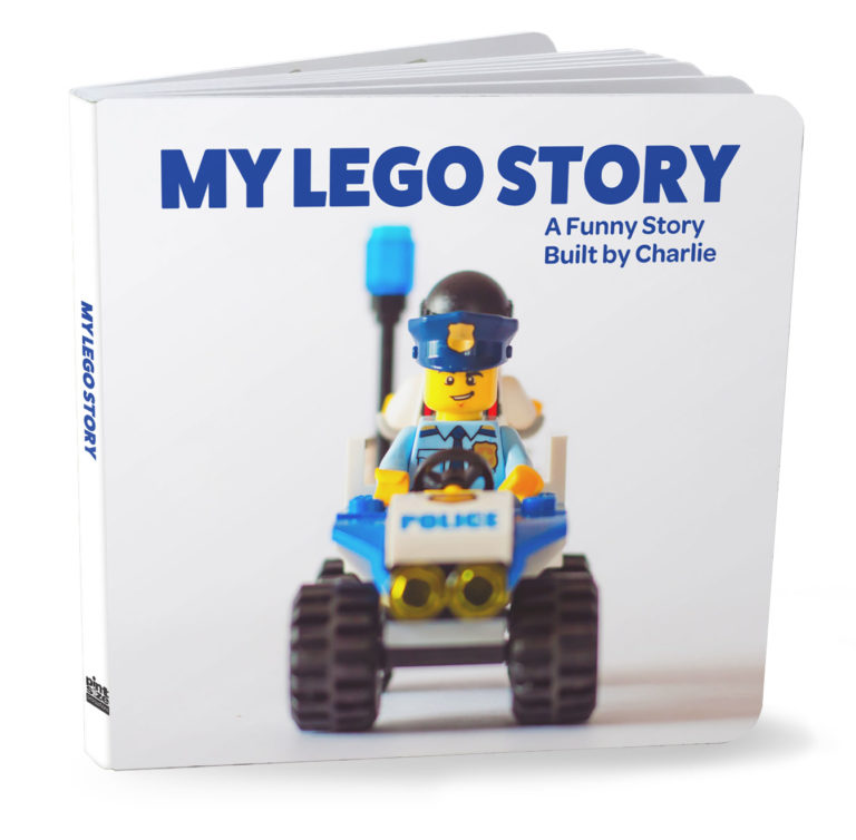 Create a Lego Custom Photo Board Book | Pint Size Productions